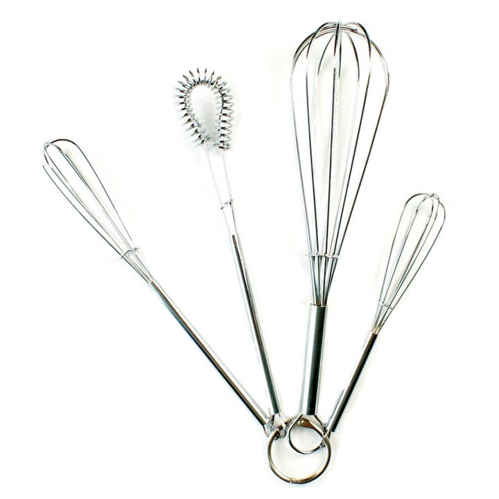 Mini Whisks Set of 4 — berry + basil