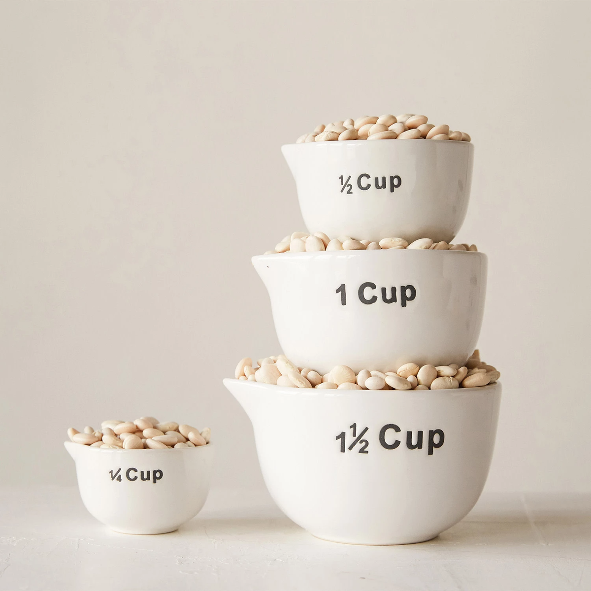 Measuring Cups White — berry + basil